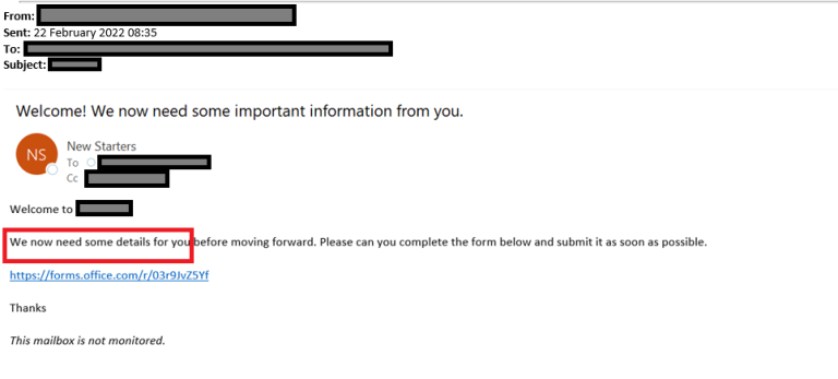 Phishing Email Examples | How to Spot a Scam | Intersys Blog